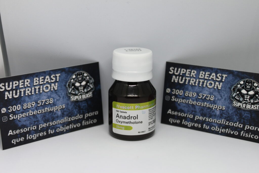 Anadrol 25mg/100 tabletas - Super Beast Supps